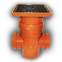110mm Adjustable Height Bottle Gully Square Top - www.drainagefittings ...
