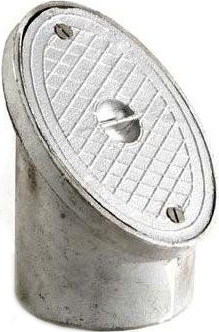 160mm Drainage Oval Aluminium Rodding Eye | Drainage fittings - www ...