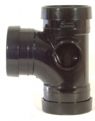 110mm Soil Pipe 92.5° Bossed Branch Triple Socket - www ...
