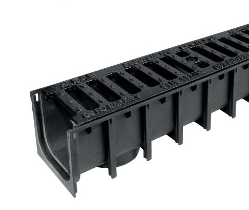 SABdrain Channel x 1m B125 Cast Iron Grate | Drainage fittings - www ...
