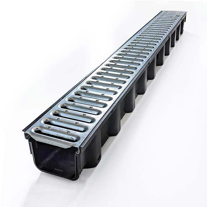 Deks A15 Channel x 1m Galv Grate | Drainage fittings - www ...