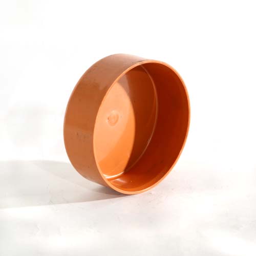 160mm Drainage Pipe End Cap - www.drainagefittings.co.uk
