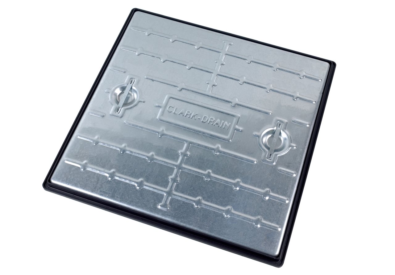 600mm x 600mm Steel Manhole Cover PP Frame 5tonne GLVW PC7CG | Drainage ...