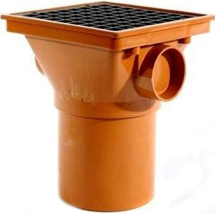 110mm Square Drain Hopper Spigot End - www.drainagefittings.co.uk