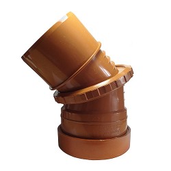 110mm 0-45° Single Socket Adjustable Bend | Drainage fittings - www ...
