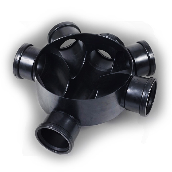 320mm Diameter Chamber Base 4 side inlets | Drainage fittings - www ...