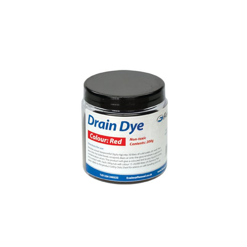 Drain Tracing Dye - Red 200gm | Drainage fittings - www ...
