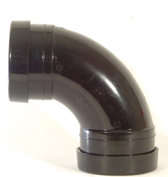 110mm 92.5° Double Socket Bend - www.drainagefittings.co.uk