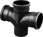 110mm 92.5˚ Double Branch | Drainage fittings - www.drainagefittings.co.uk