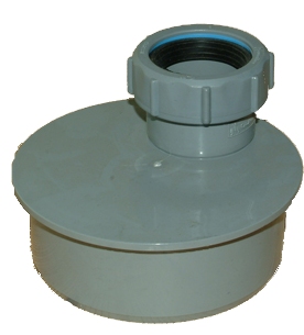 110mm Single Waste Adaptor 40mm - www.drainagefittings.co.uk