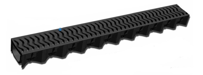 Shallow Polydrain Channel x 1m HDPE Grid CDP1000 - www.drainagefittings ...