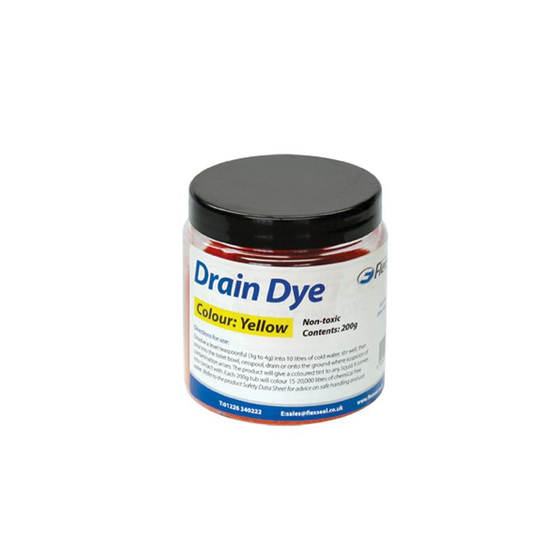 Drain Tracing Dye - Yellow 200gm | Drainage fittings - www ...